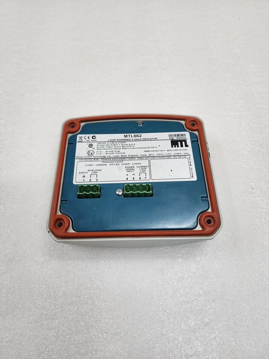 MEASUREMENT TECHNOLOGY MTL662 LOOP POWERED 4-20mA INDICATOR – ARE Marine