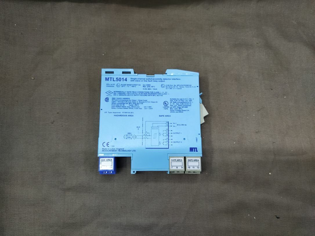 Measurement Technology MTL 5014 Single Channel Switch/Proximity ...