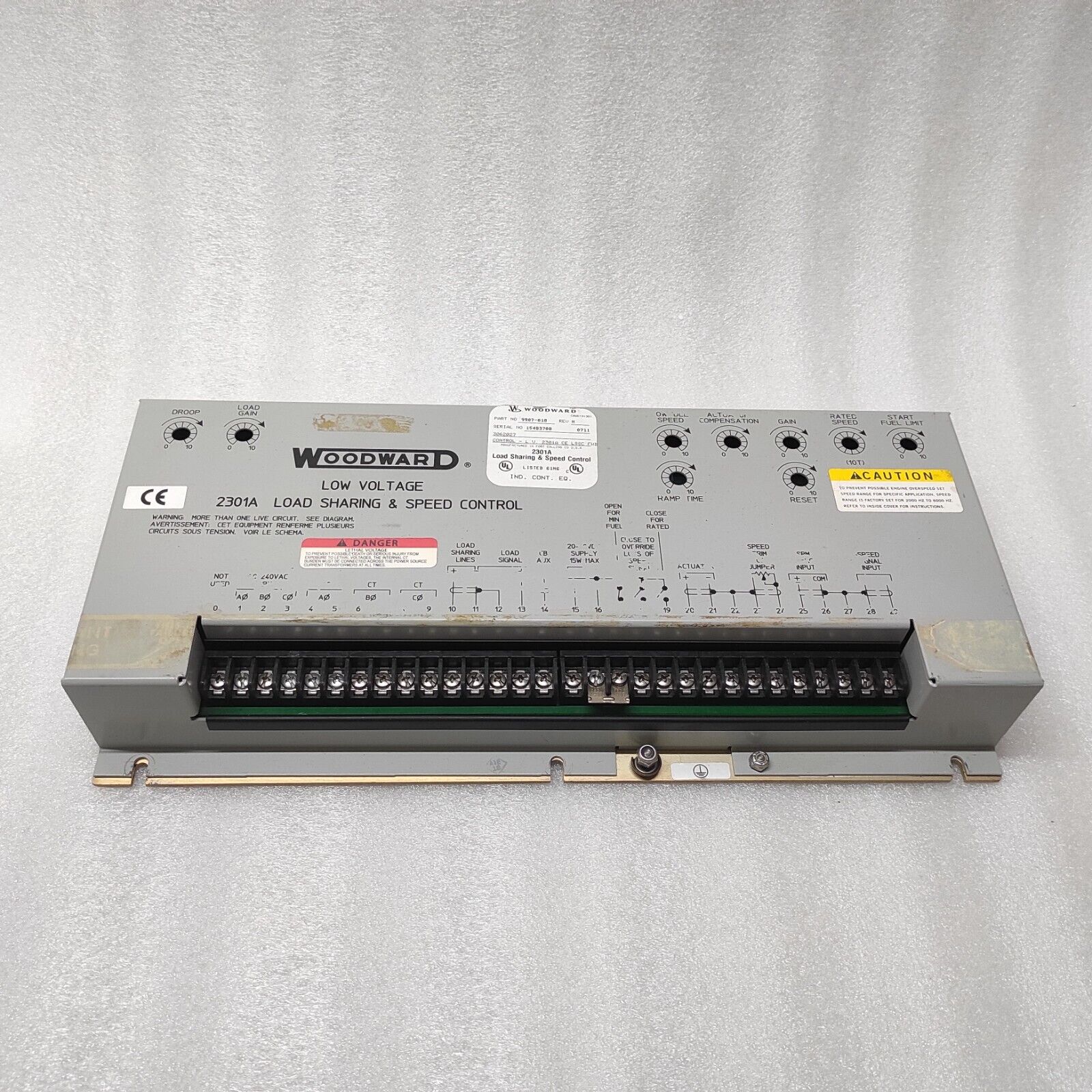 WOODWARD 2301A LOAD SHARING AND SPEED CONTROL 9907-018 – ARE Marine