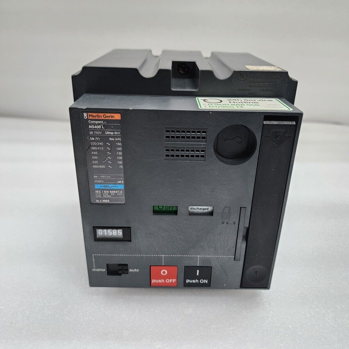 MERLIN GERIN NS400 L MOTOR OPERATOR 400A NS400L MT400